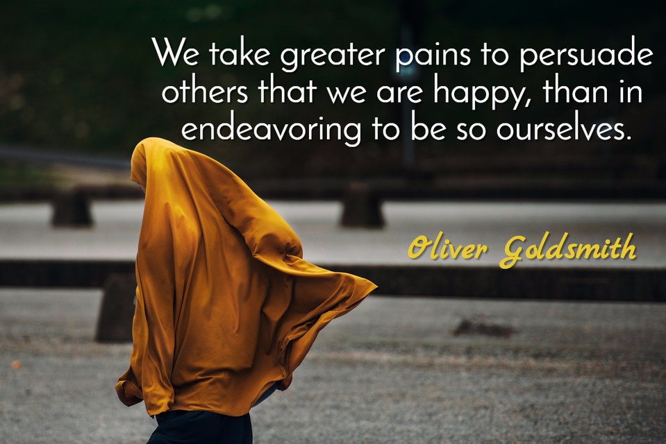 We take greater pains to persuade others... - Quote