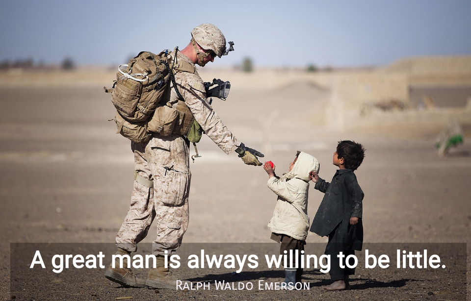 A great man is always willing to be little. - Quote