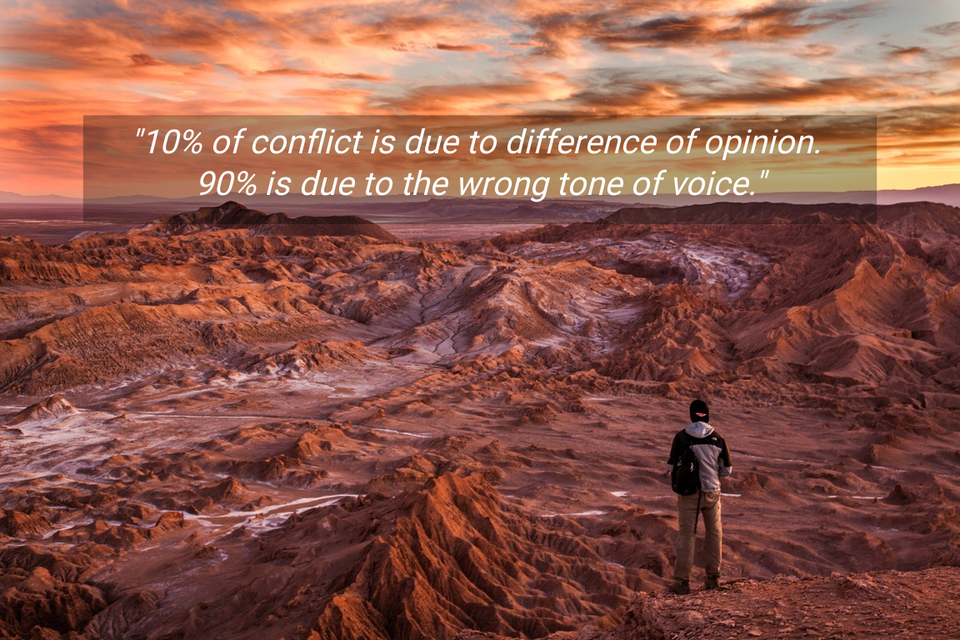 10% of conflict is due to difference of... - Quote