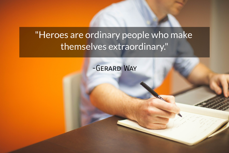 Heroes are ordinary people who make... - Quote
