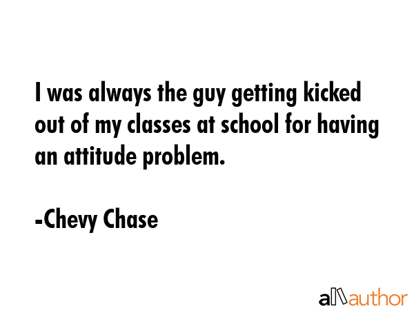 Getting Kicked Out Of School