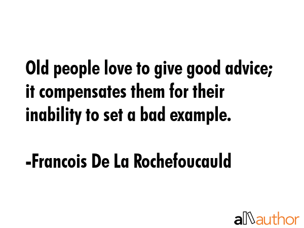 Examples Of Good Advice