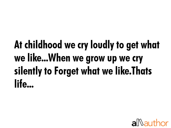 As We Grow Up Quotes