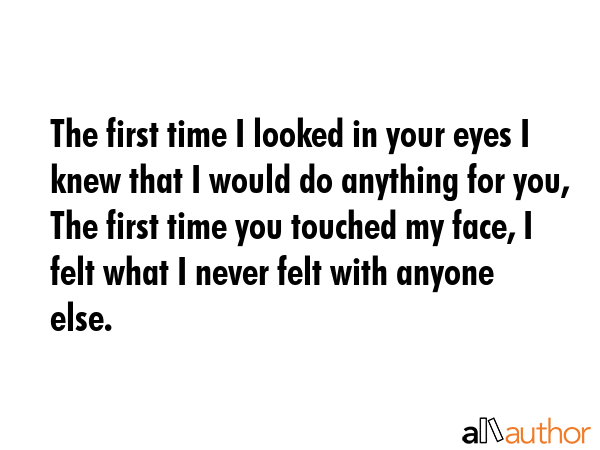 The First Time I Saw You Quotes
