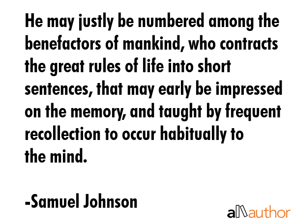 He may justly be numbered among the... - Quote